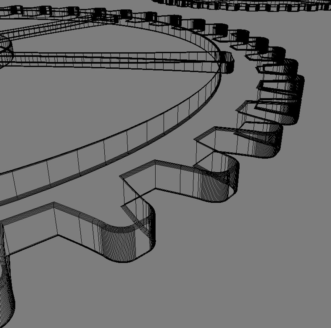 3d cog wheels model