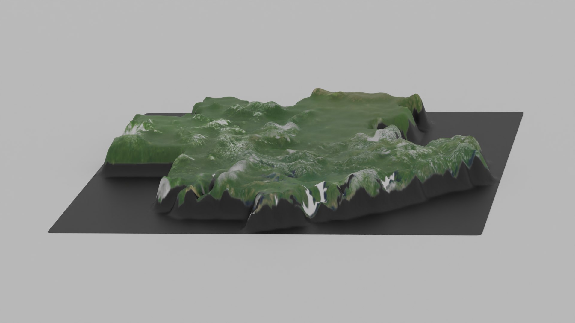 3D Gabon Map Country Model - TurboSquid 2075867