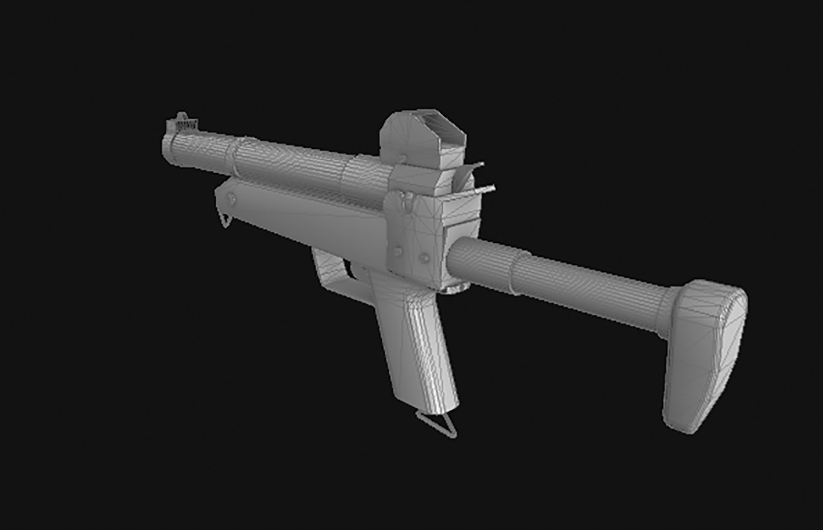 3D HK L104 AEP Baton Gun - TurboSquid 1732037