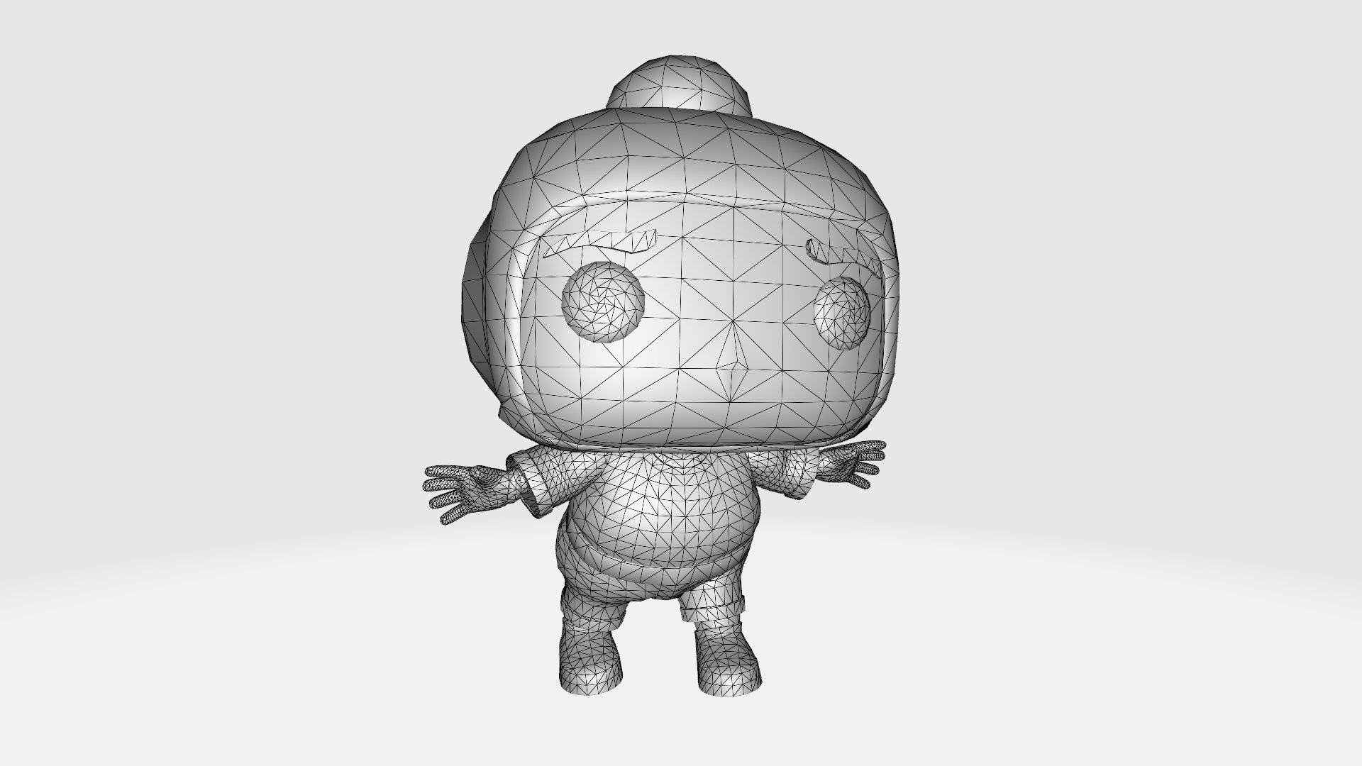 Stylized Sumo Toy Figure 3D Print Model With Pose Rig 3D - TurboSquid ...