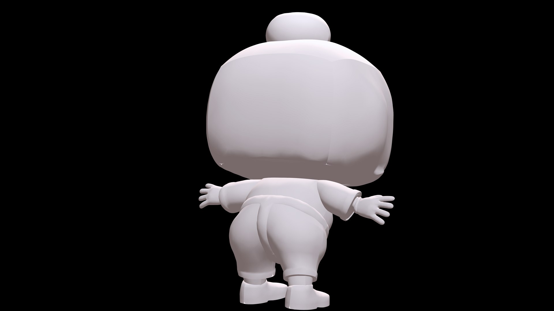 Stylized Sumo Toy Figure 3D Print Model With Pose Rig 3D - TurboSquid ...