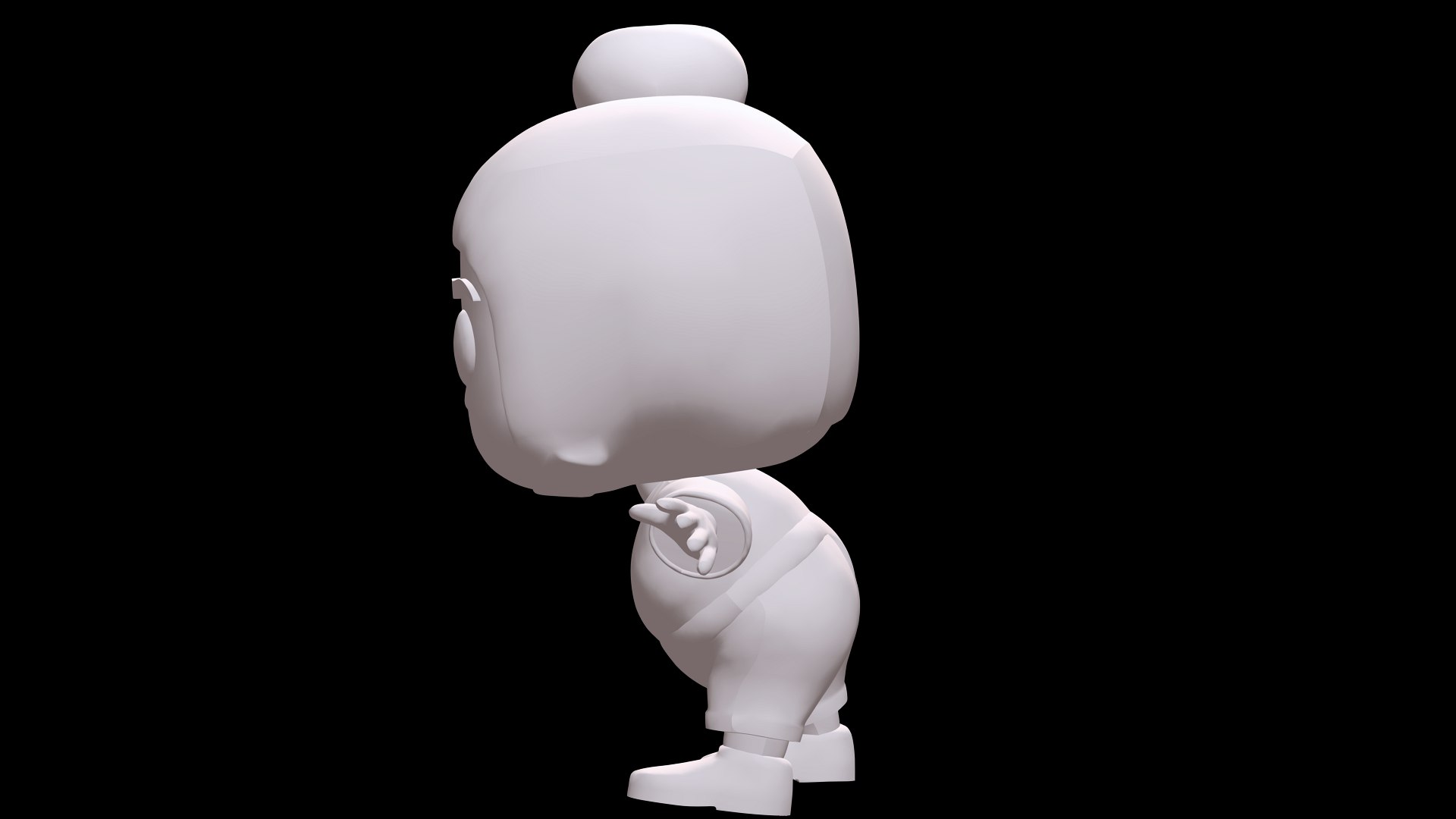 Stylized Sumo Toy Figure 3D Print Model With Pose Rig 3D - TurboSquid ...