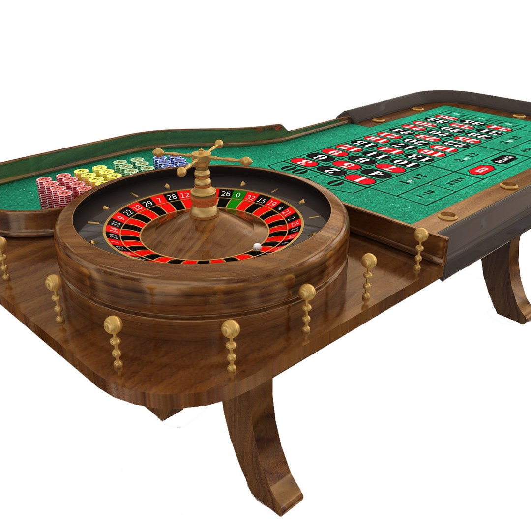 3d Model Roulette Table
