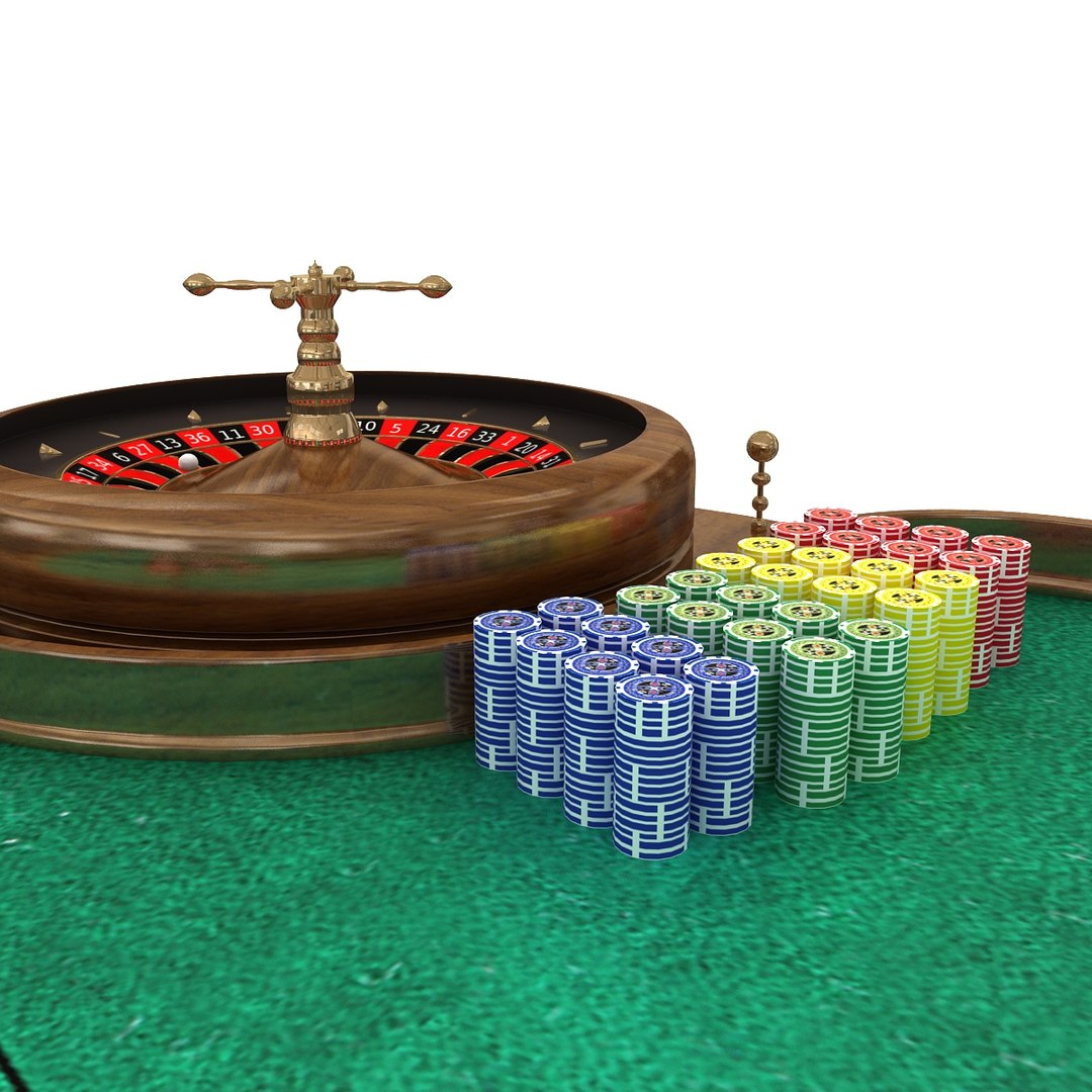 3d Model Roulette Table
