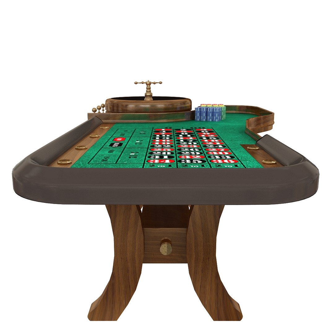 3d Model Roulette Table