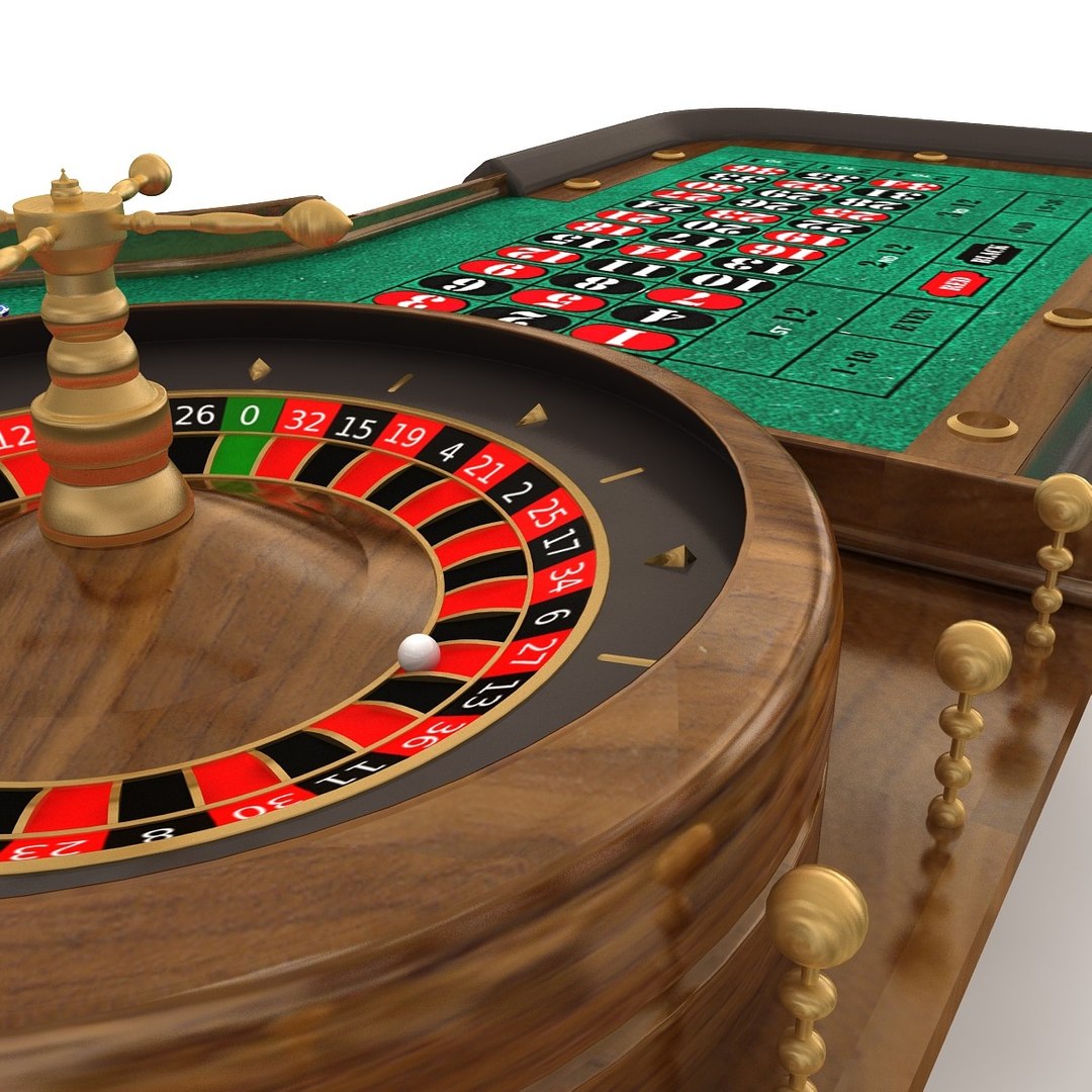 3d Model Roulette Table