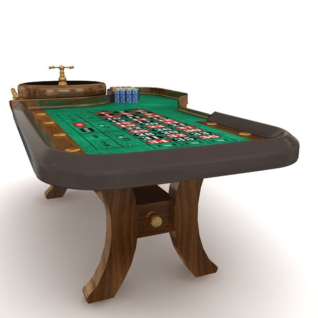 3d Model Roulette Table