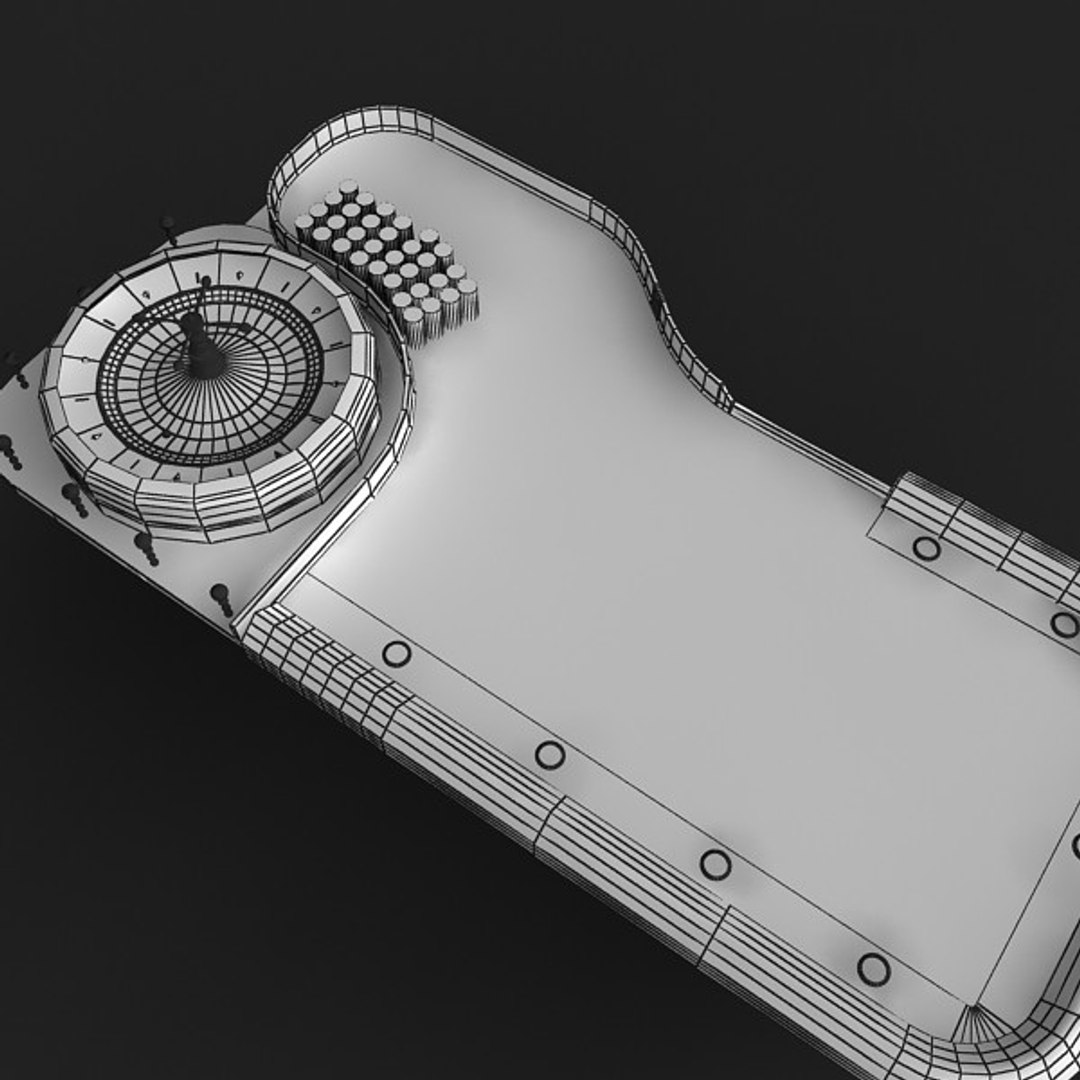 3d Model Roulette Table