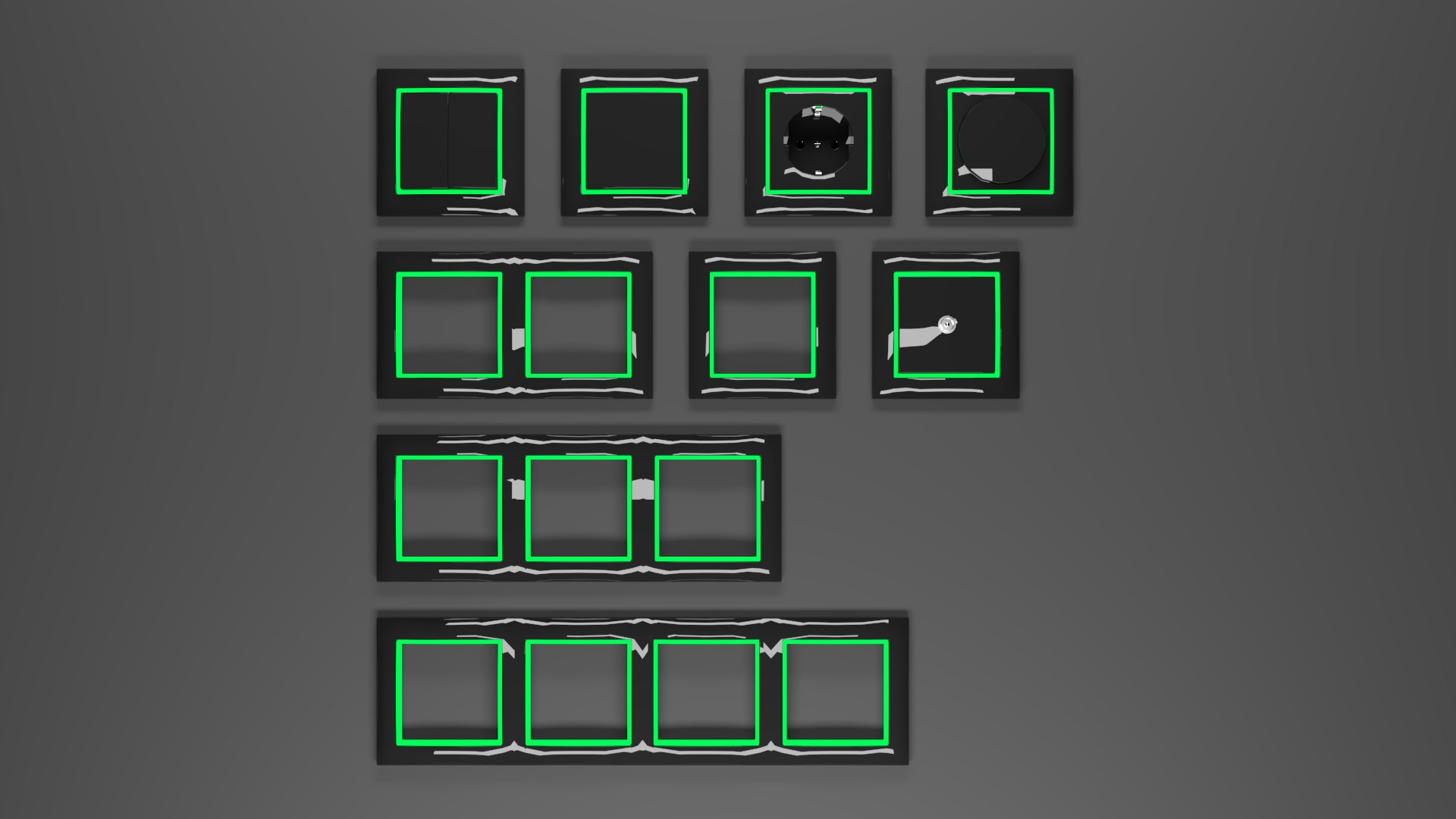 3D Sockets Abb Basic 55 - TurboSquid 1478837