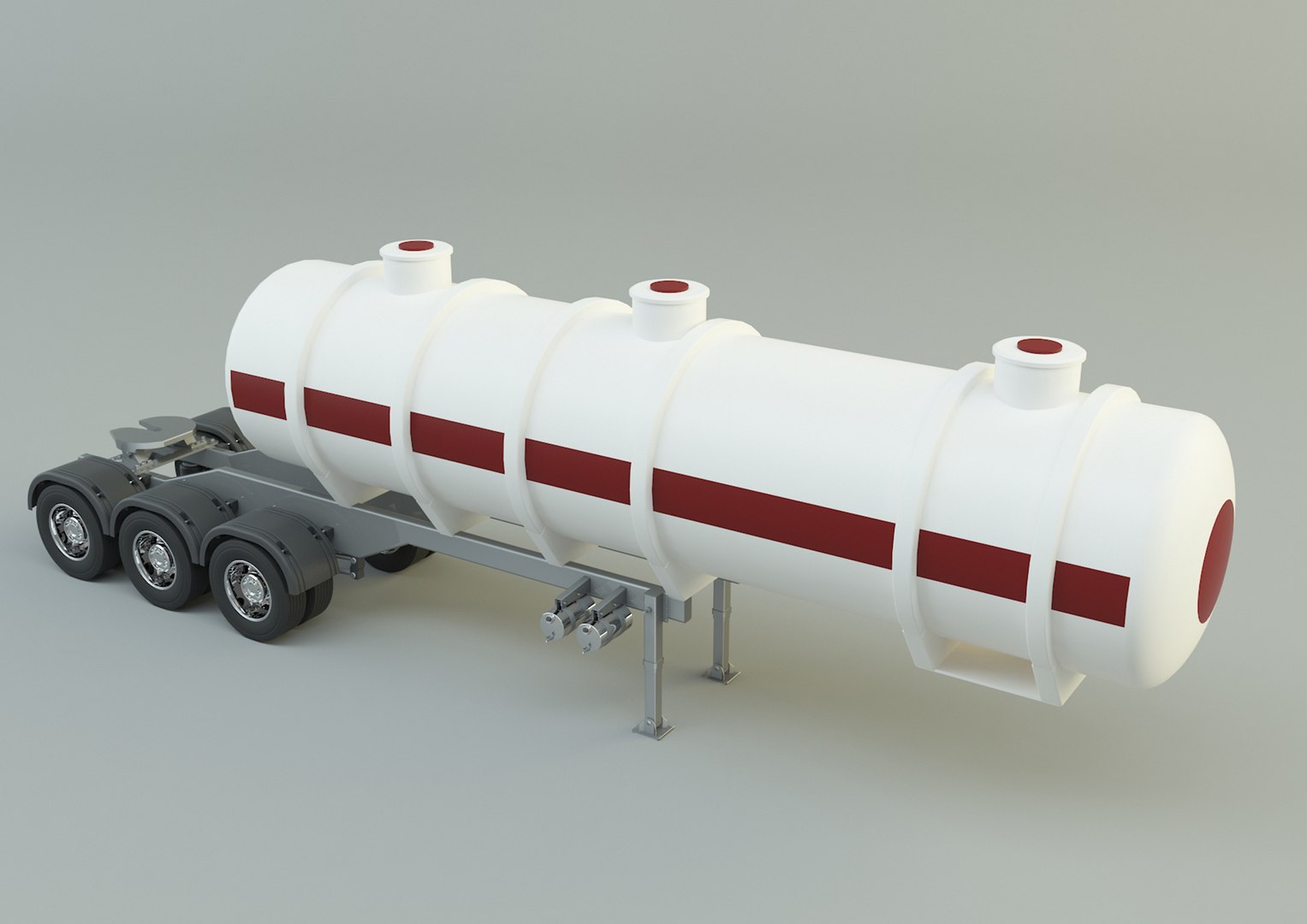 3D Model Fuel Tank Truck Trailer - TurboSquid 2062502