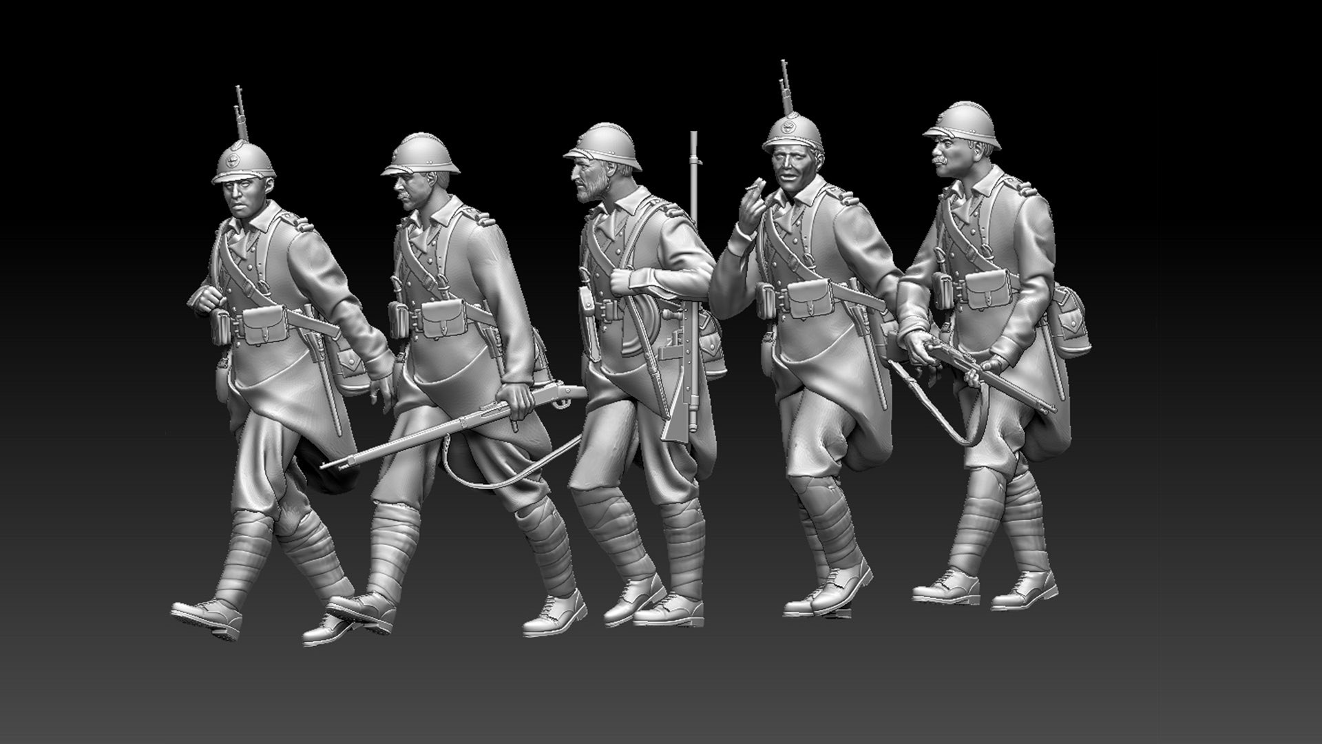 프랑스 군인 ww2 3D 모델 - TurboSquid 1764248