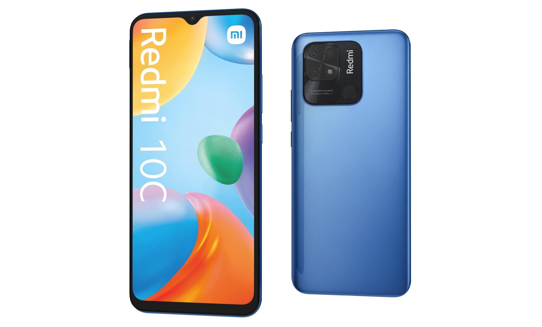 3D Xiaomi Redmi 10C Blue - TurboSquid 1921255