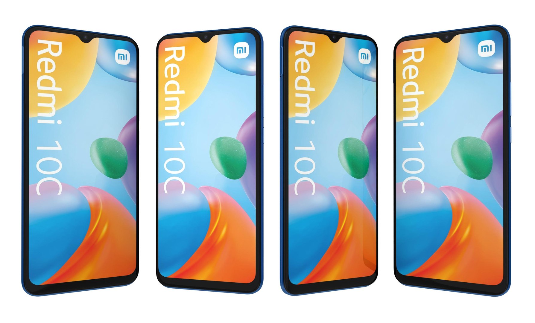 3D Xiaomi Redmi 10C Blue - TurboSquid 1921255