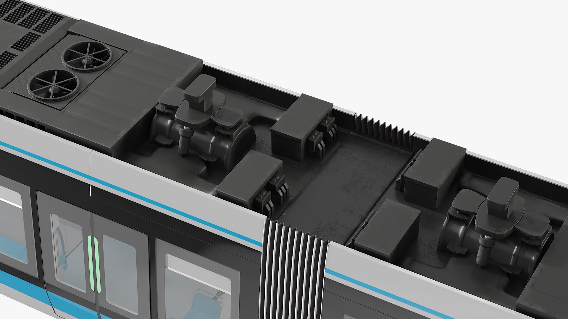 3D Modern Monorail Train - TurboSquid 2374860