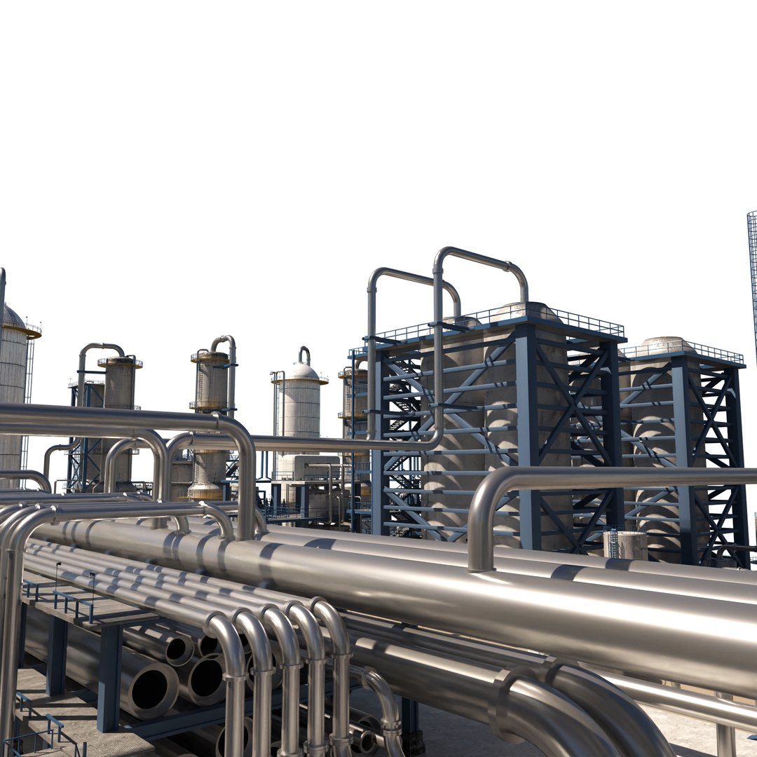 mega refinery 3d max