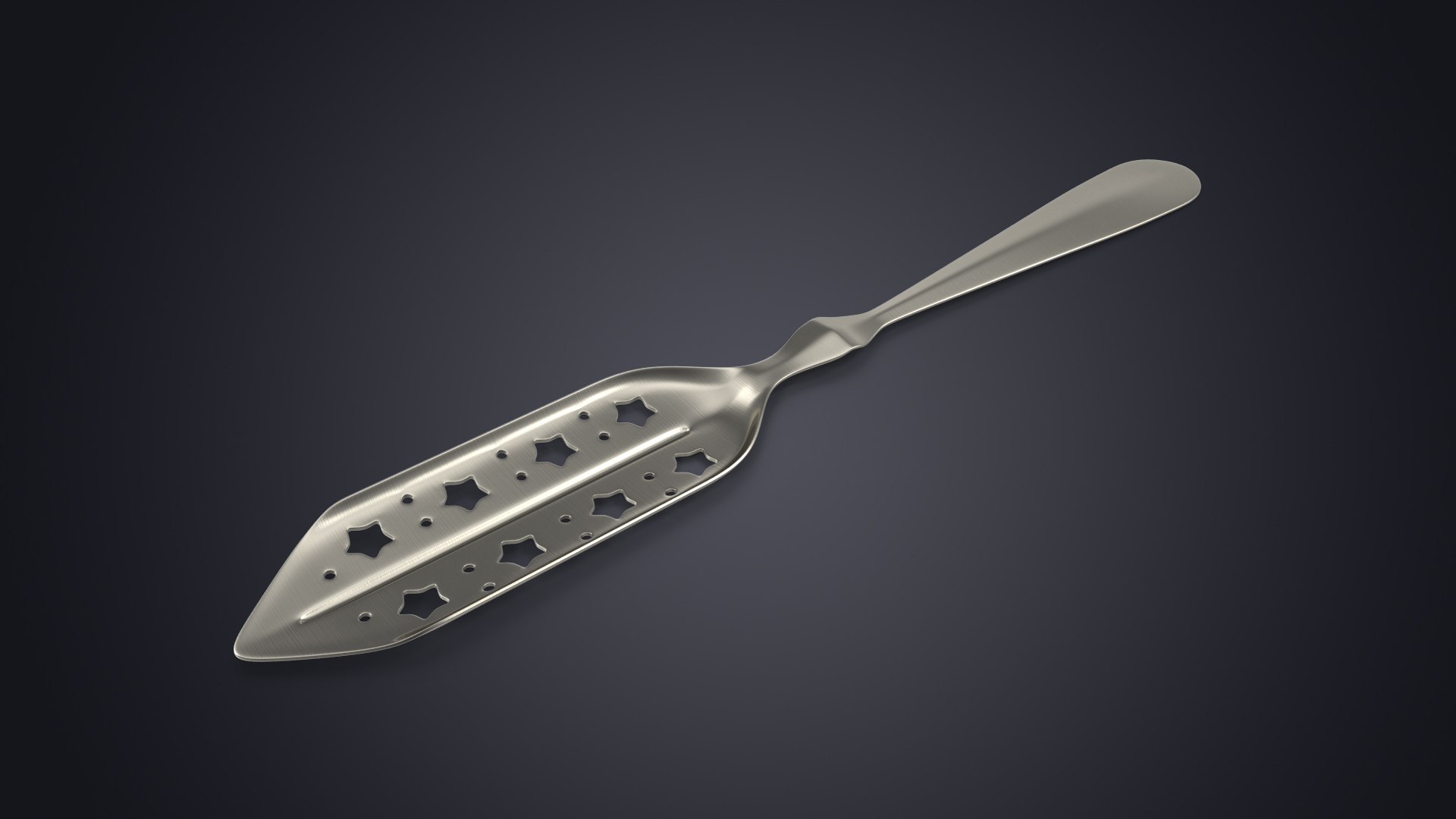 Absinthe Spoon 3D Model - TurboSquid 1477646