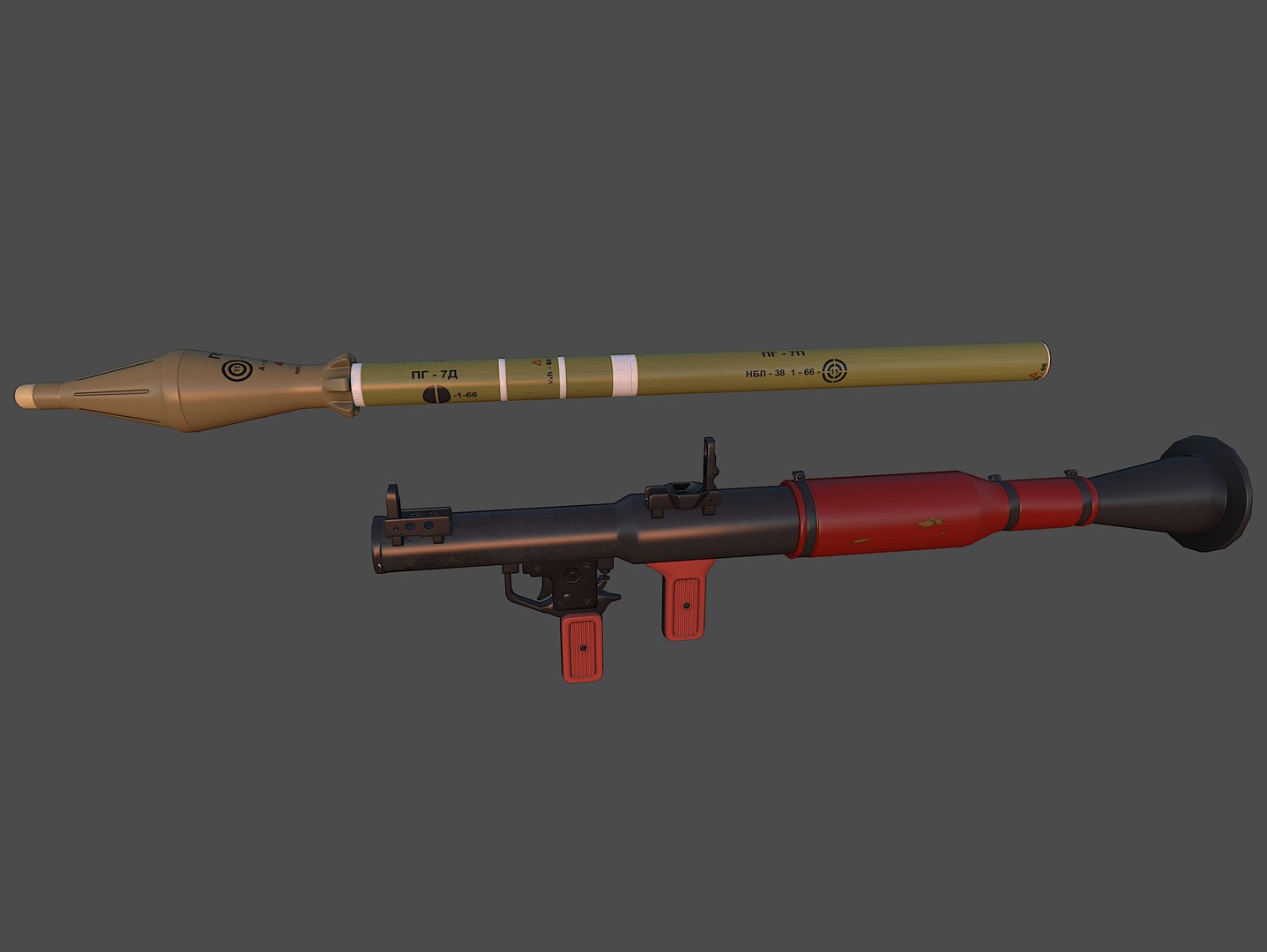 3d Rpg-7 Model