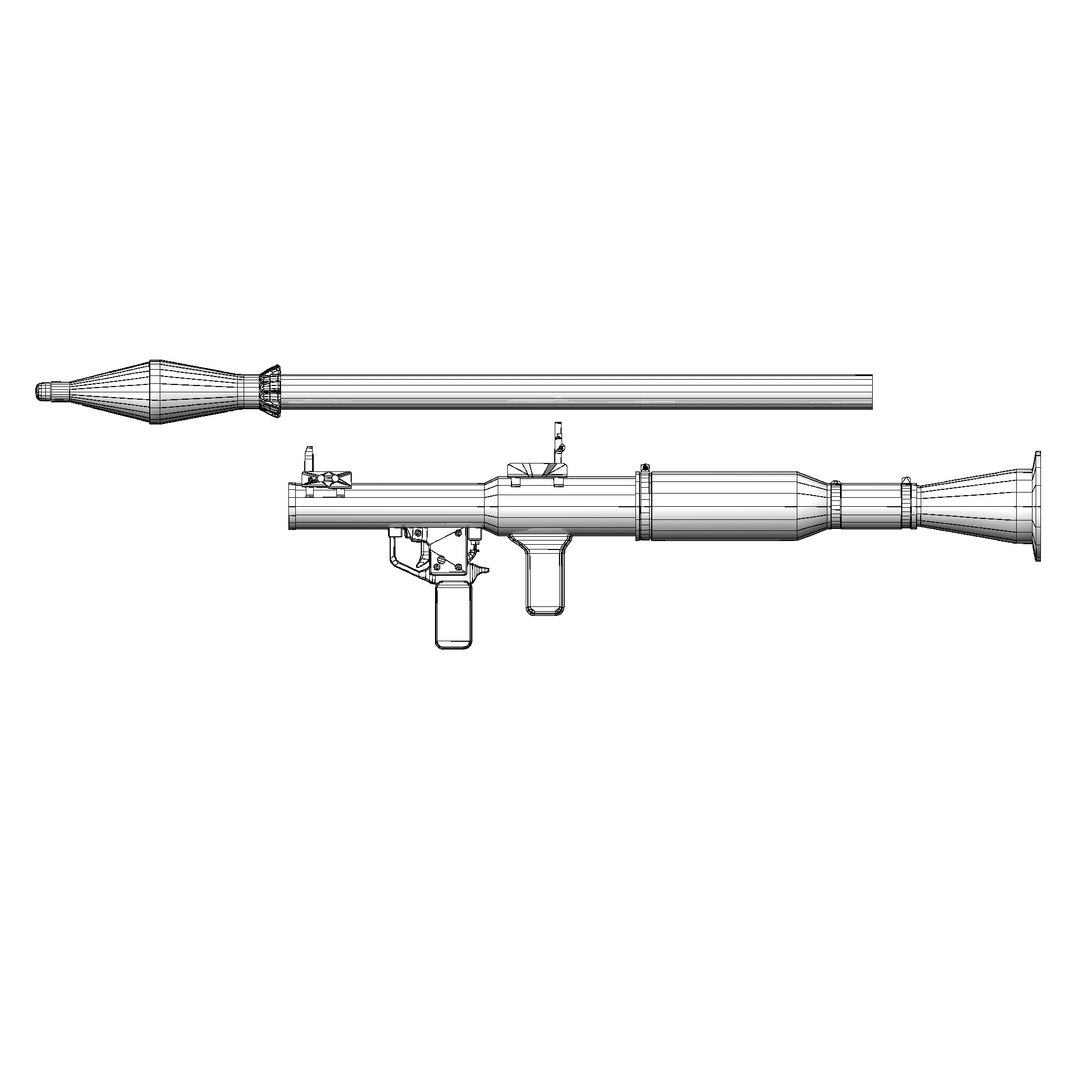 3d Rpg-7 Model