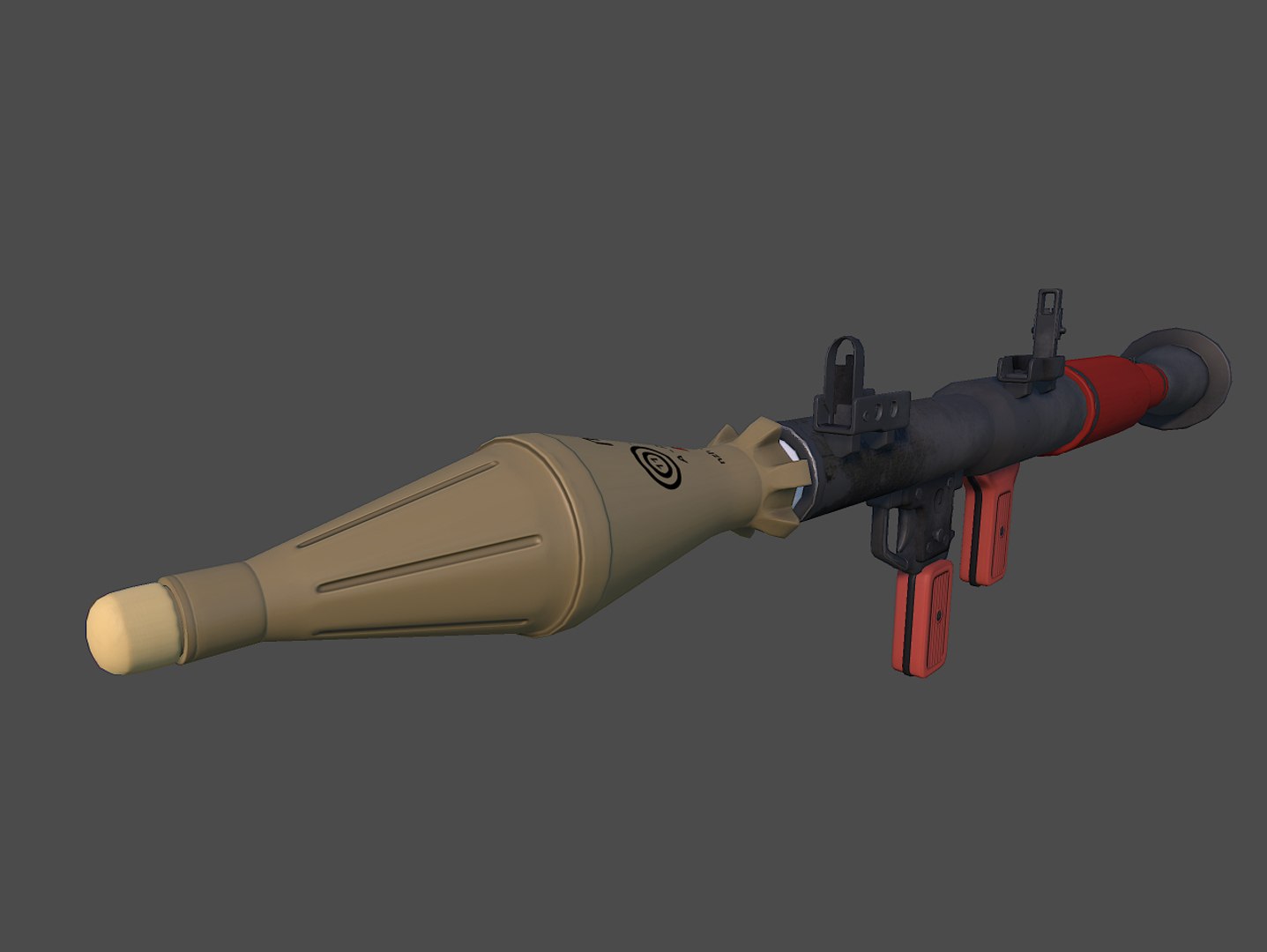3d Rpg-7 Model