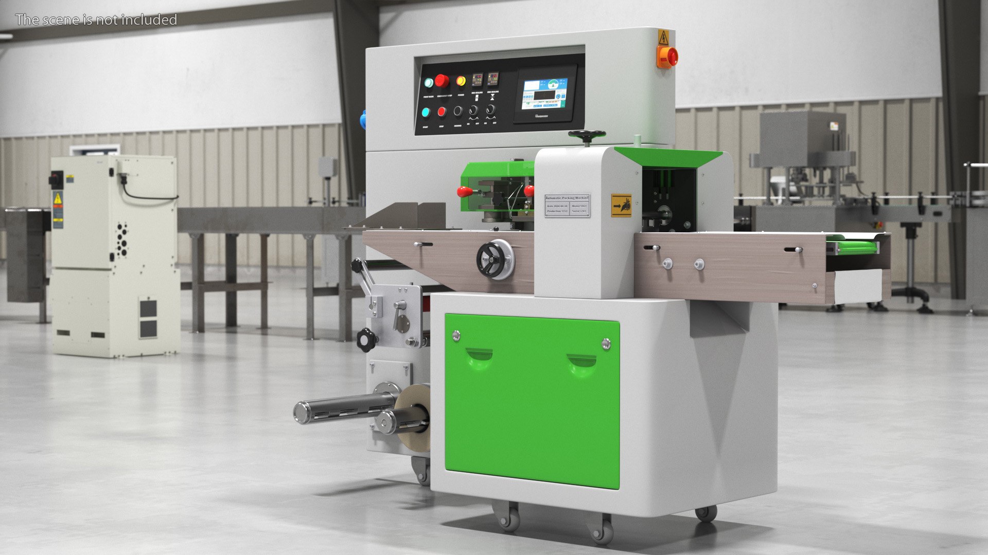 3D Horizontal Automatic Packing Machine Model - TurboSquid 2376905