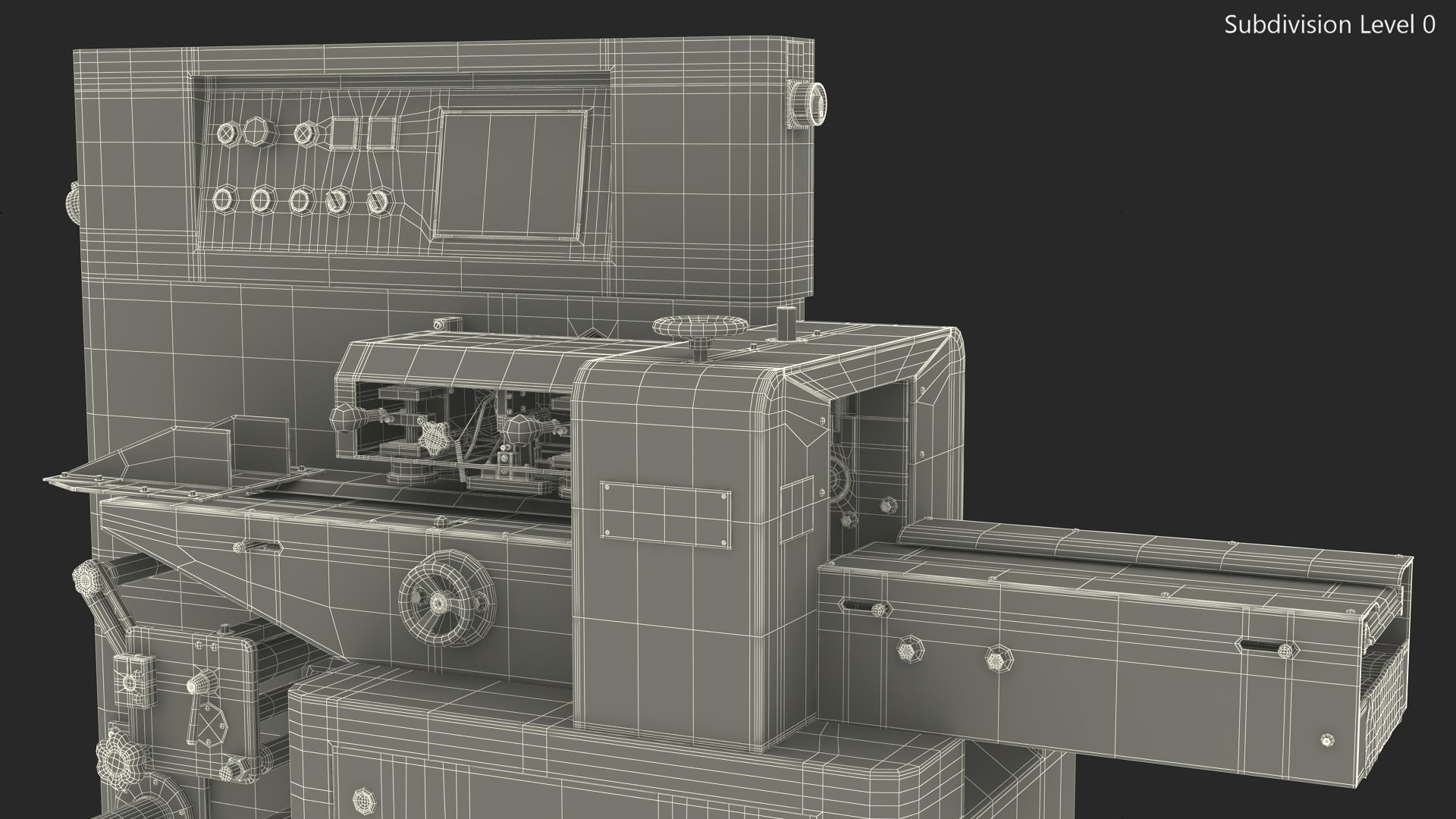 3D Horizontal Automatic Packing Machine Model - TurboSquid 2376905