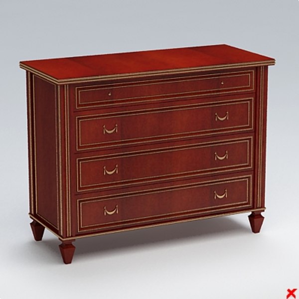 3ds max chest drawers