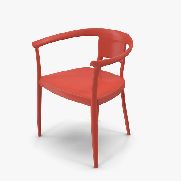 red chair 3d model