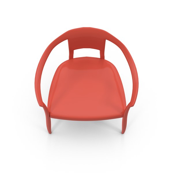 red chair 3d model