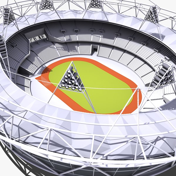 london olympic stadium 3d model