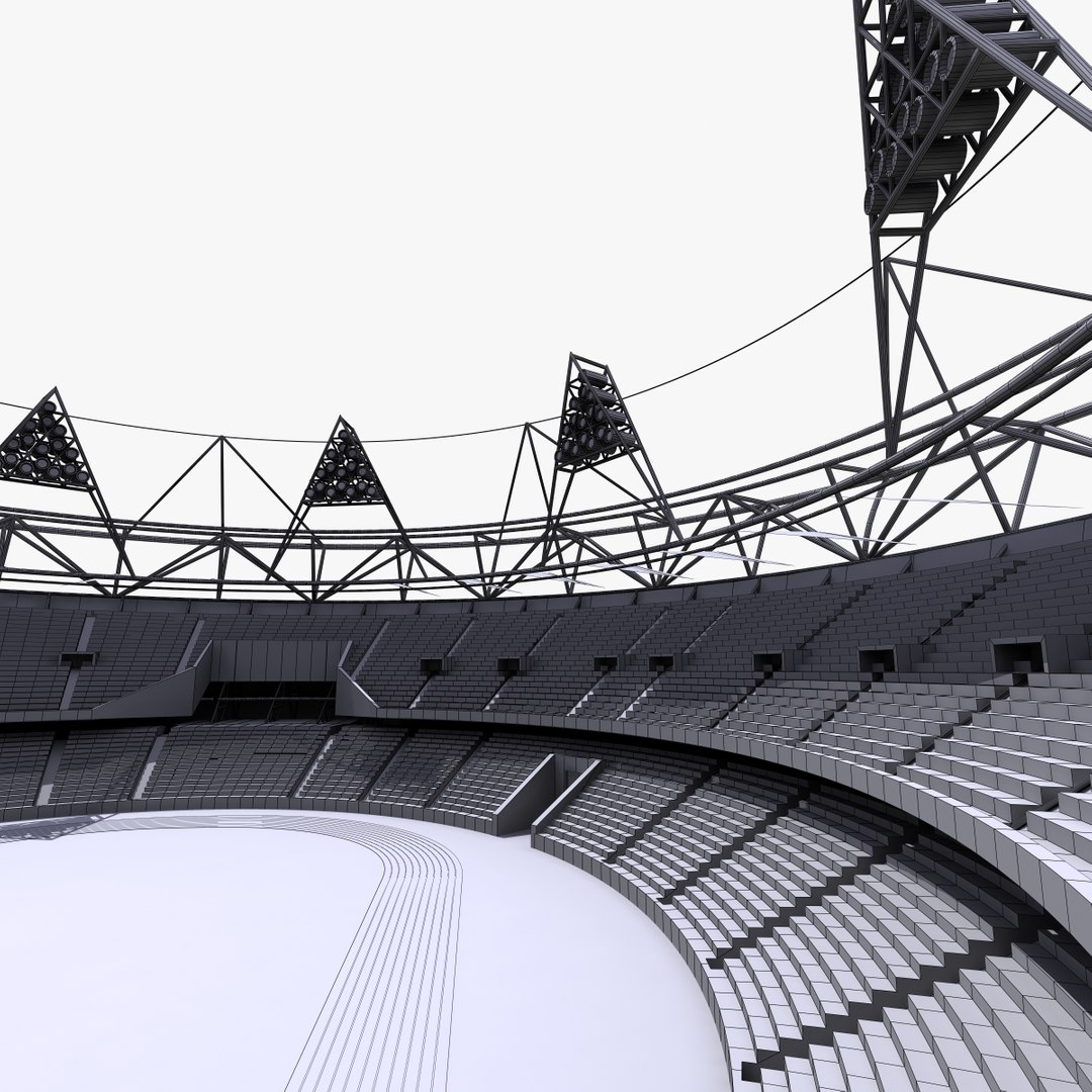 London Olympic Stadium 3d Model