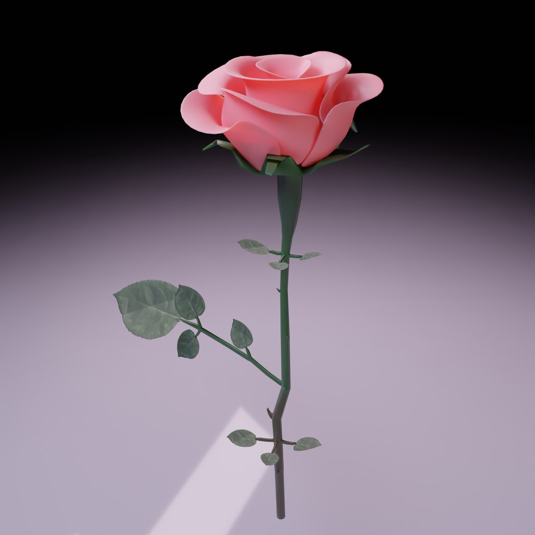 3D Rose Flower Plants Model - TurboSquid 1588537