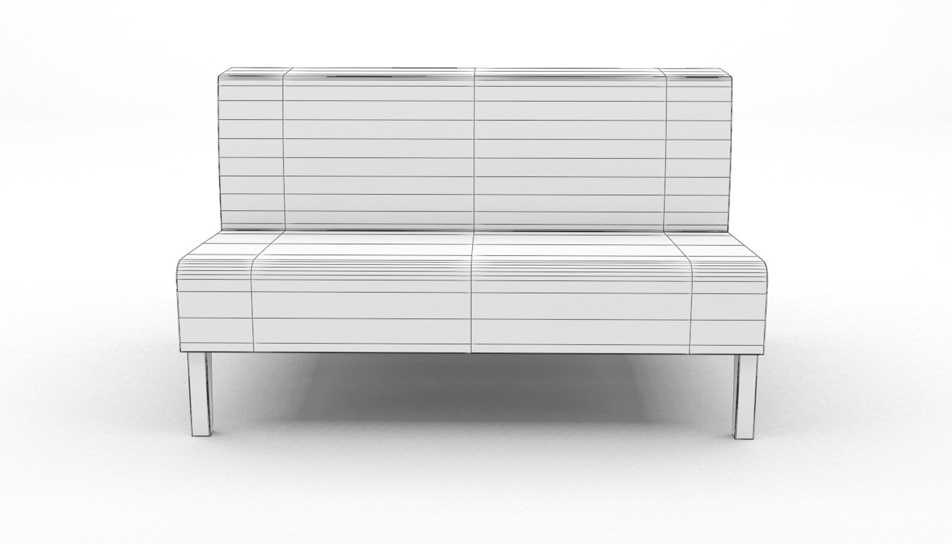 3d couch prop realist