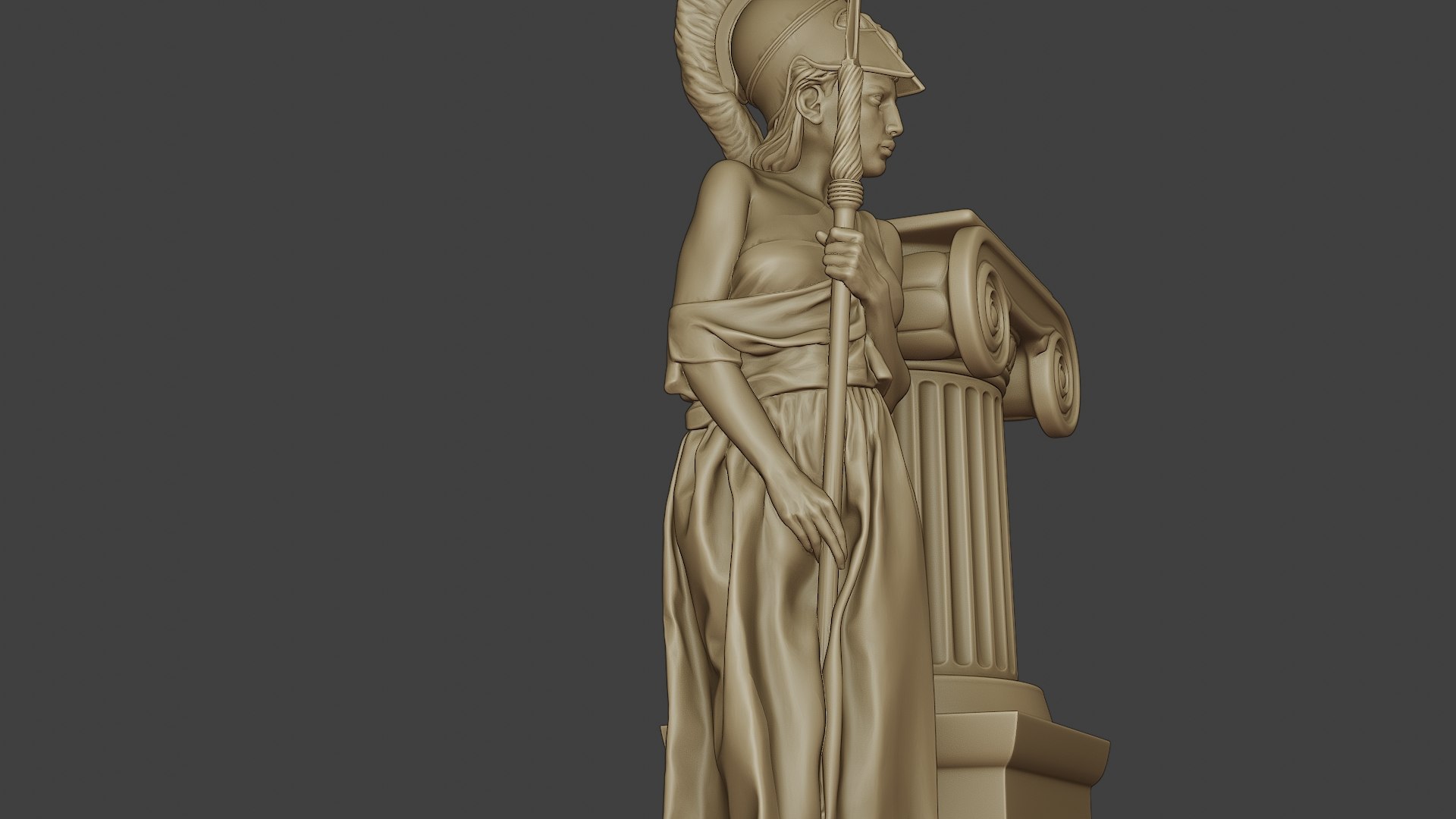 Athena A1 Gods 3D Model - TurboSquid 1662572