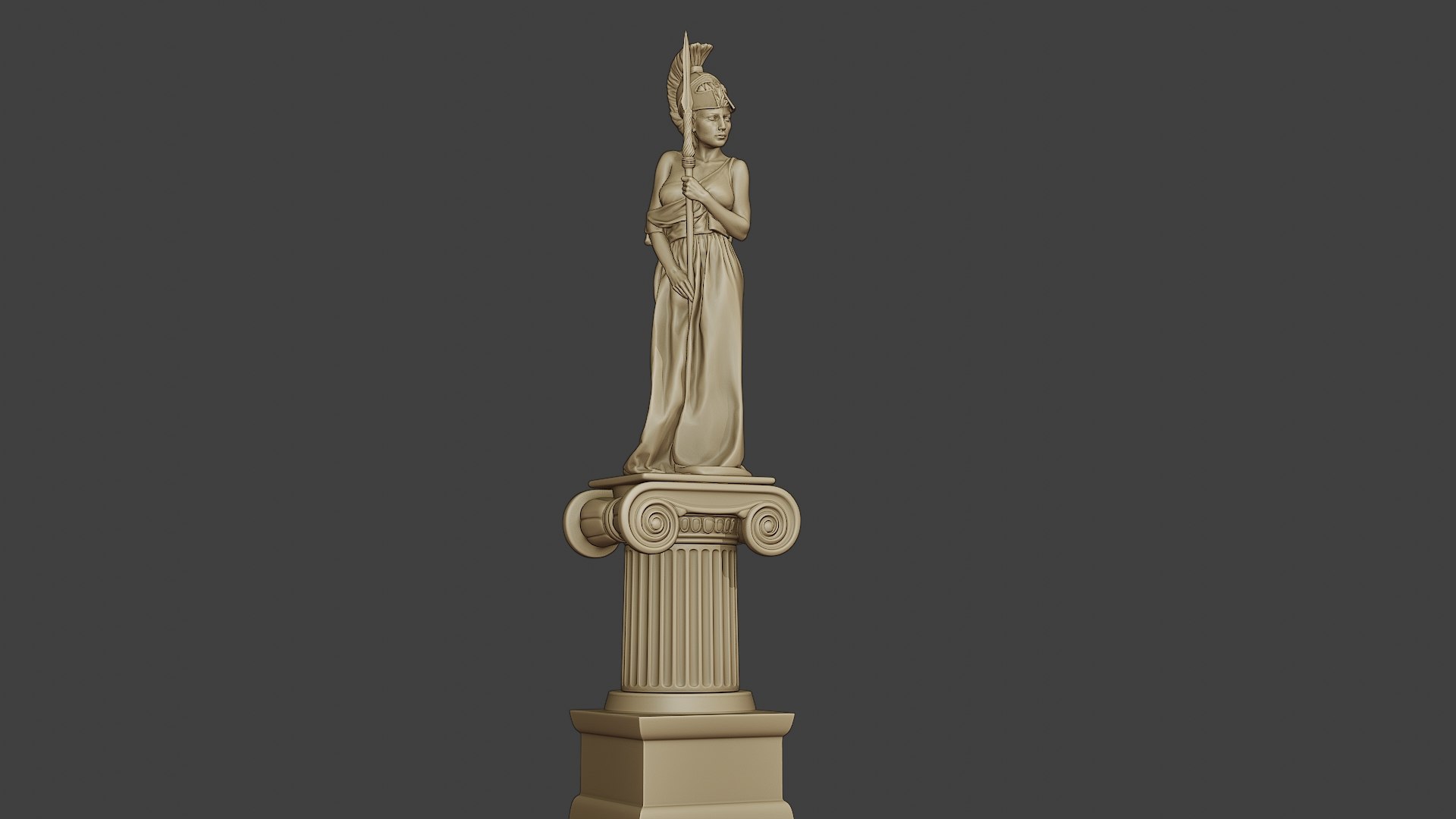 Athena a1 gods 3D model - TurboSquid 1662572