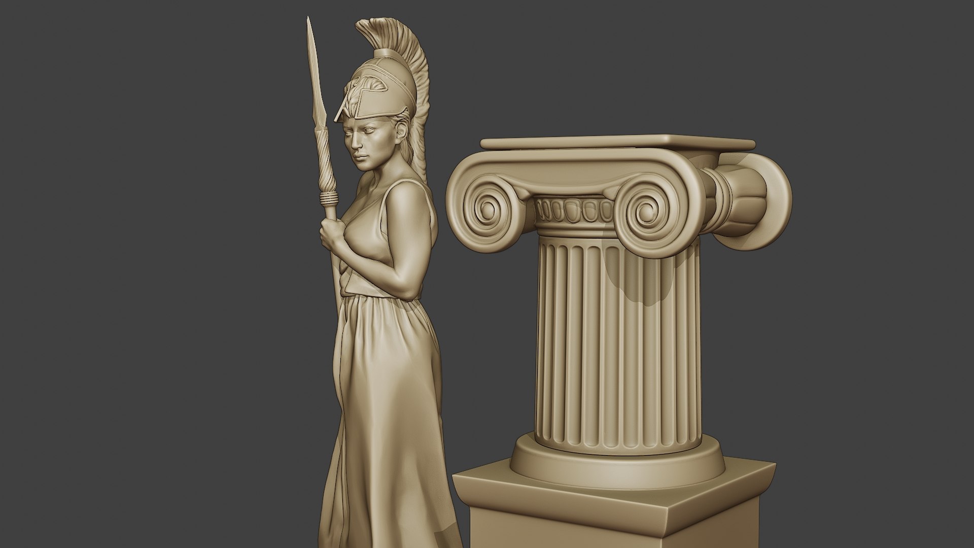 Athena A1 Gods 3D Model - TurboSquid 1662572