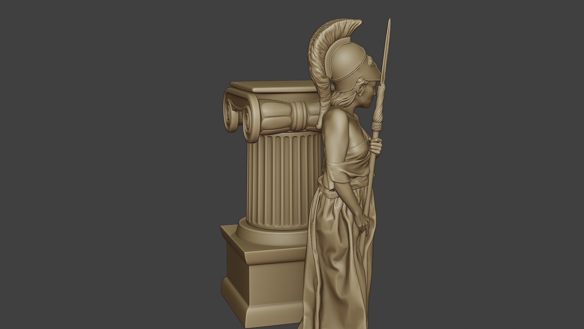 Athena A1 Gods 3D Model - TurboSquid 1662572