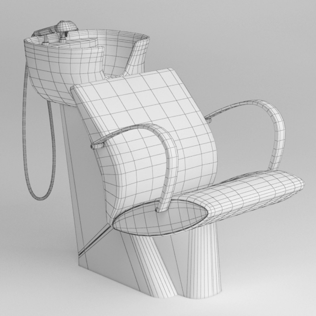 3d barber chair