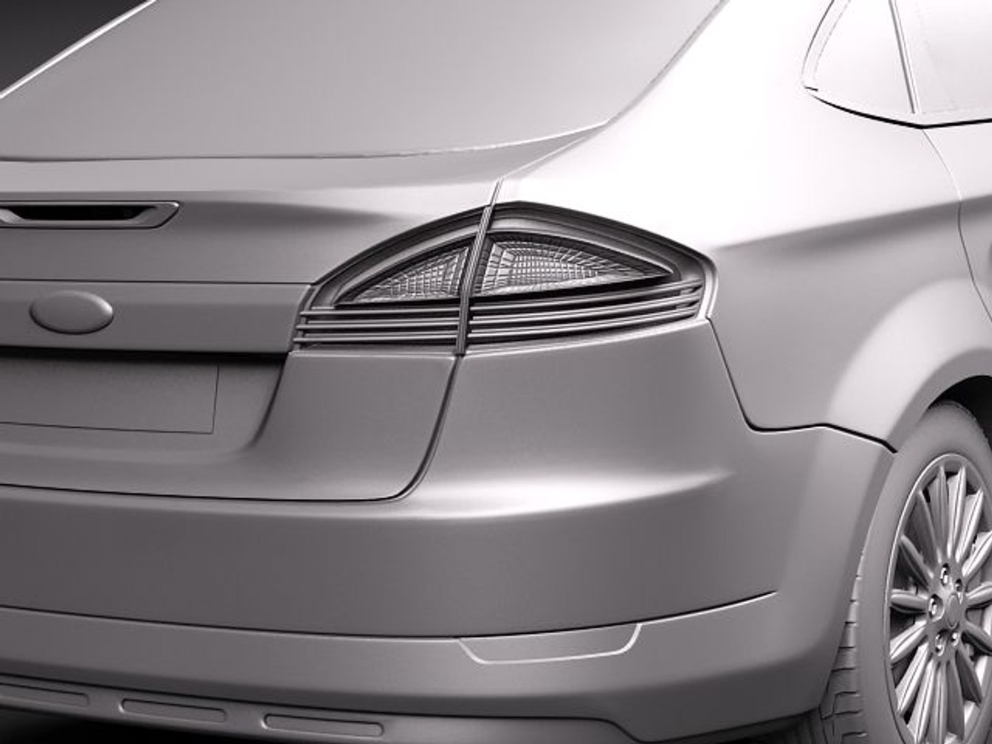 Mondeo 2011 3d Model