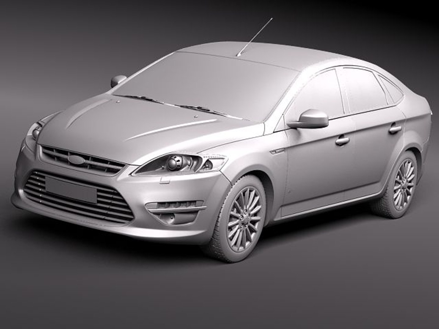 Mondeo 2011 3d Model