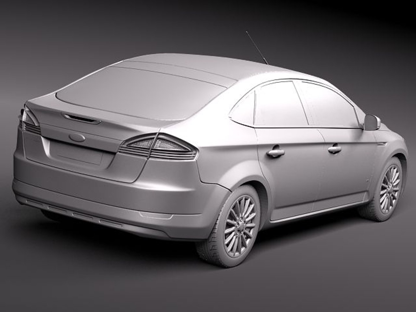 Mondeo 2011 3d Model