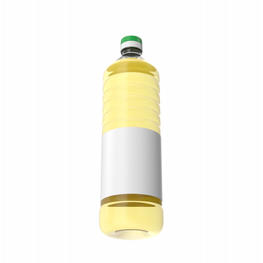 Oil Bottle 3D Model - TurboSquid 1902593