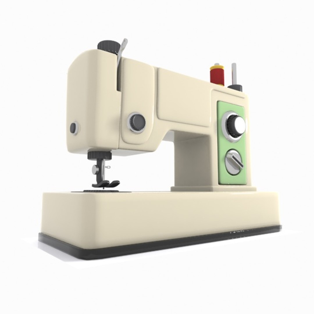 3d Cartoon Sewing Machine