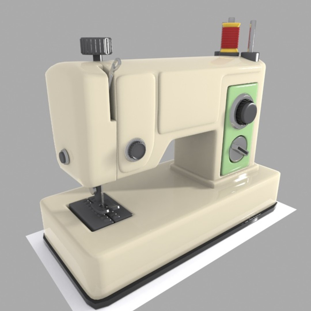 3d Cartoon Sewing Machine