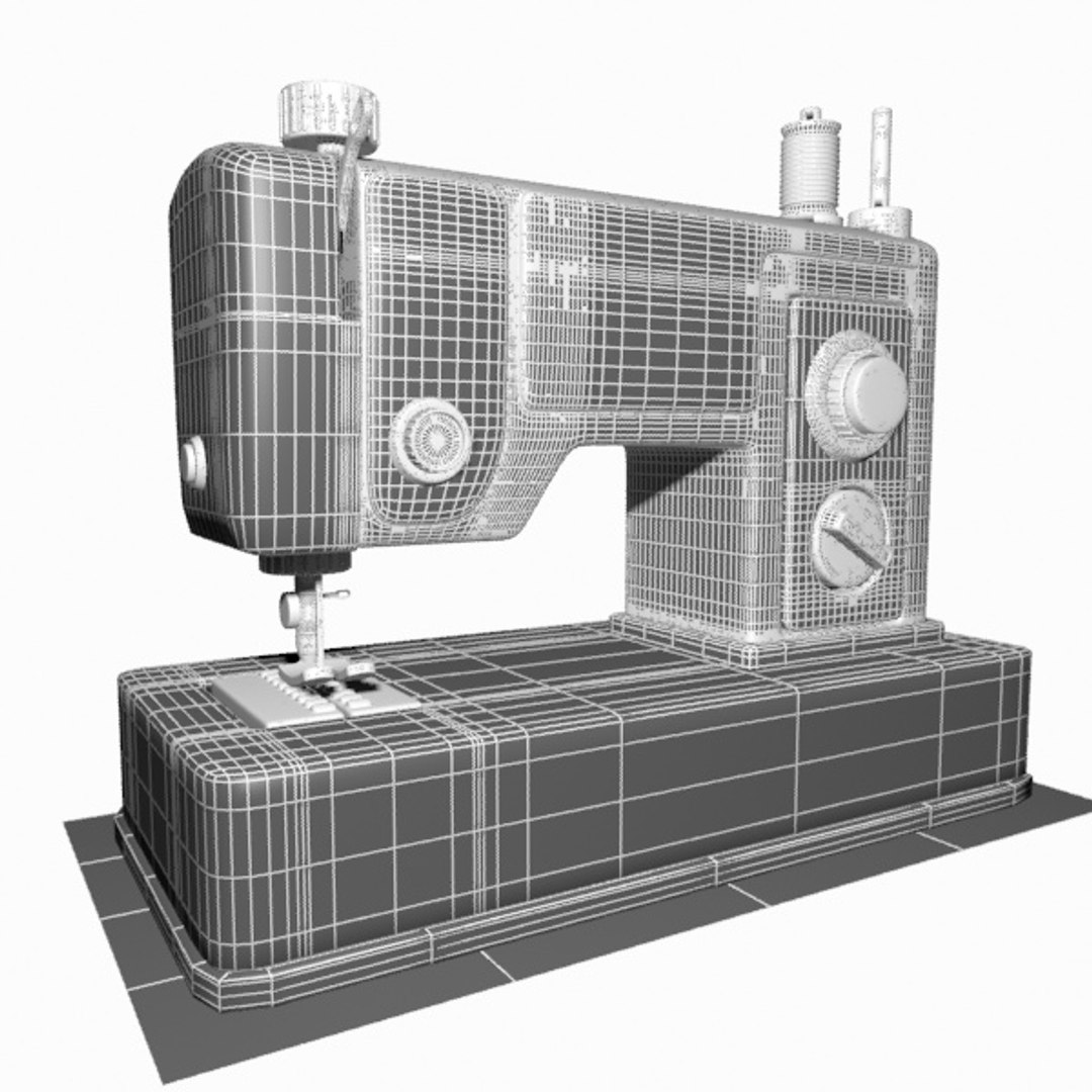 3d Cartoon Sewing Machine
