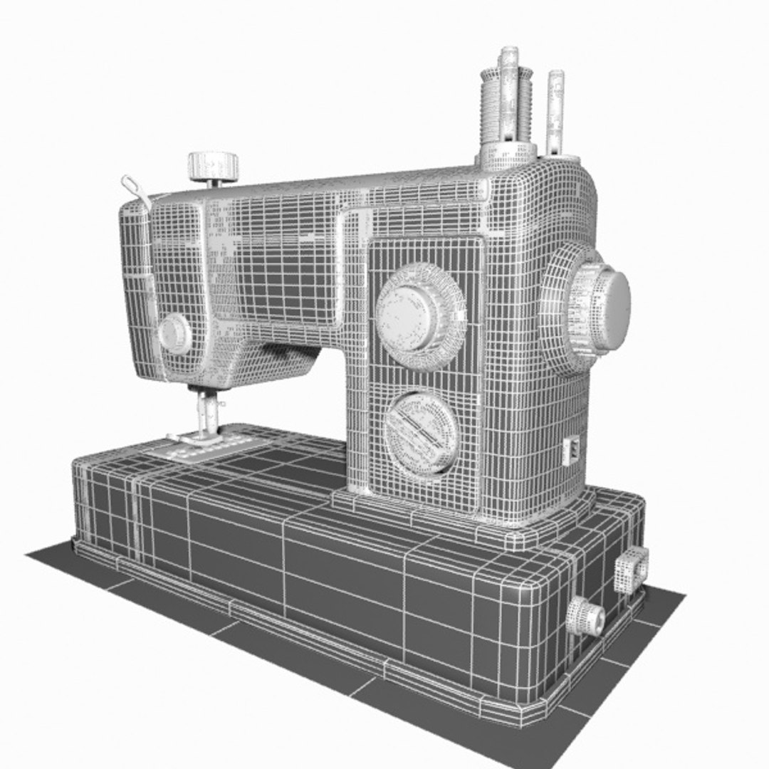 3d Cartoon Sewing Machine