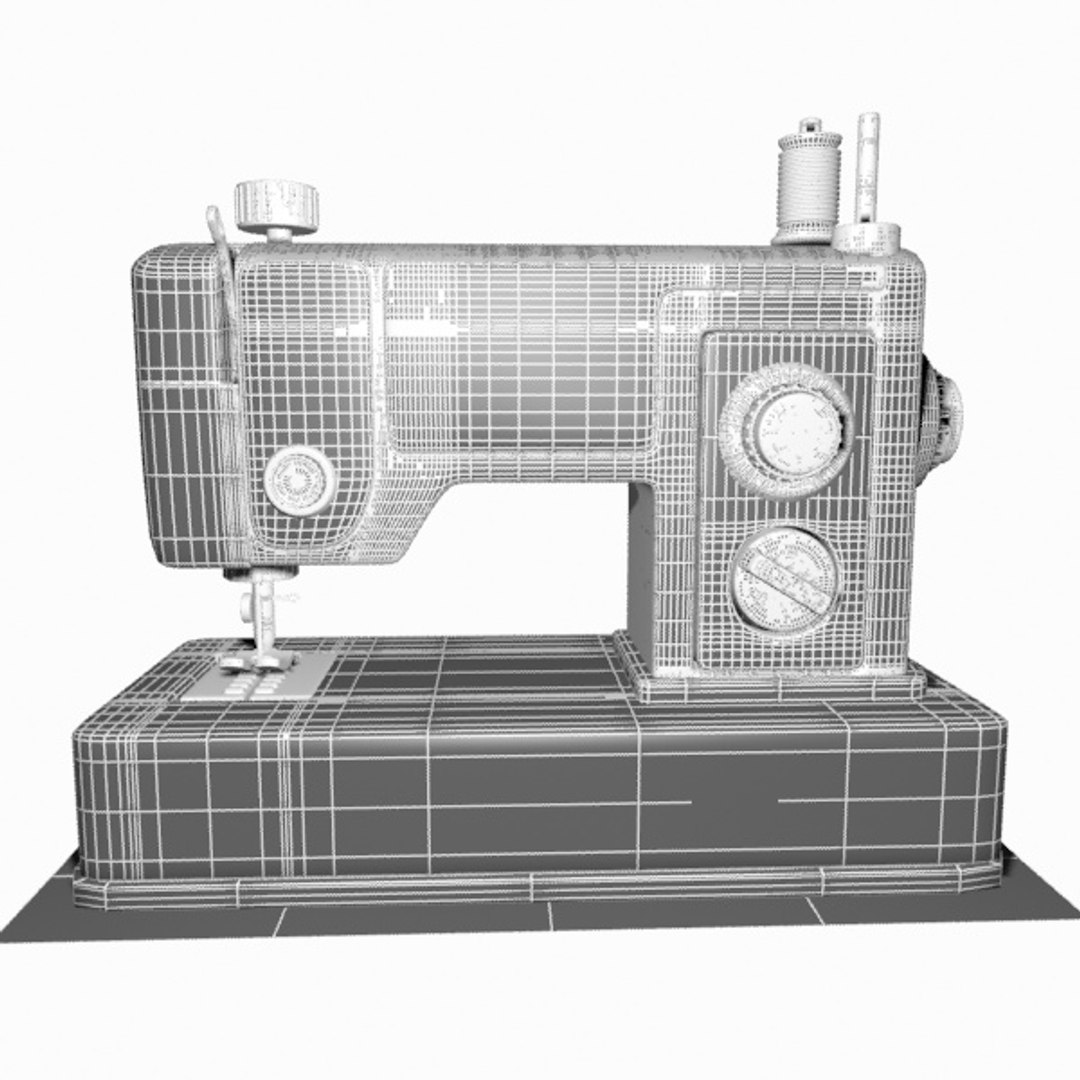 3d Cartoon Sewing Machine