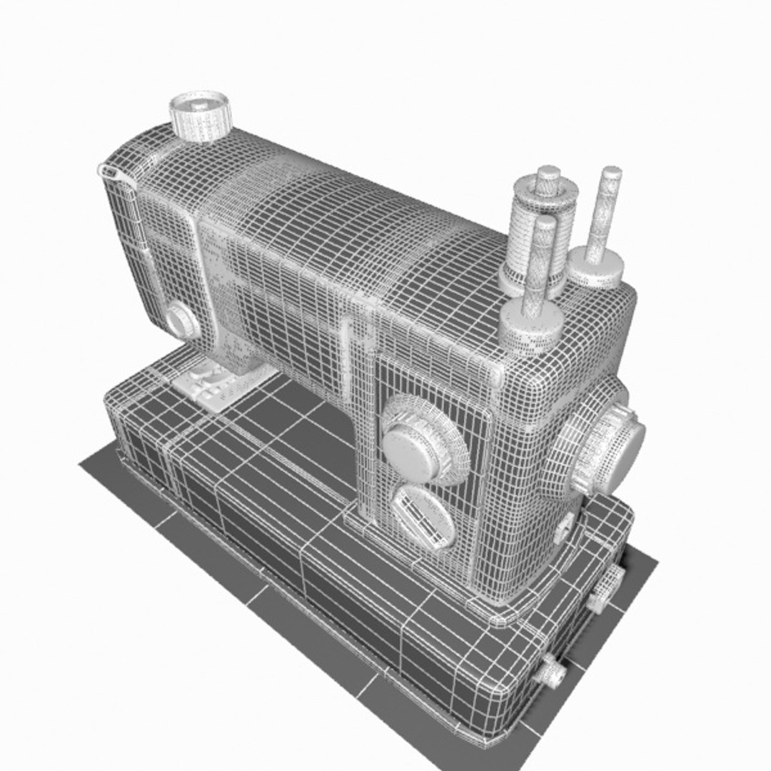 3d Cartoon Sewing Machine