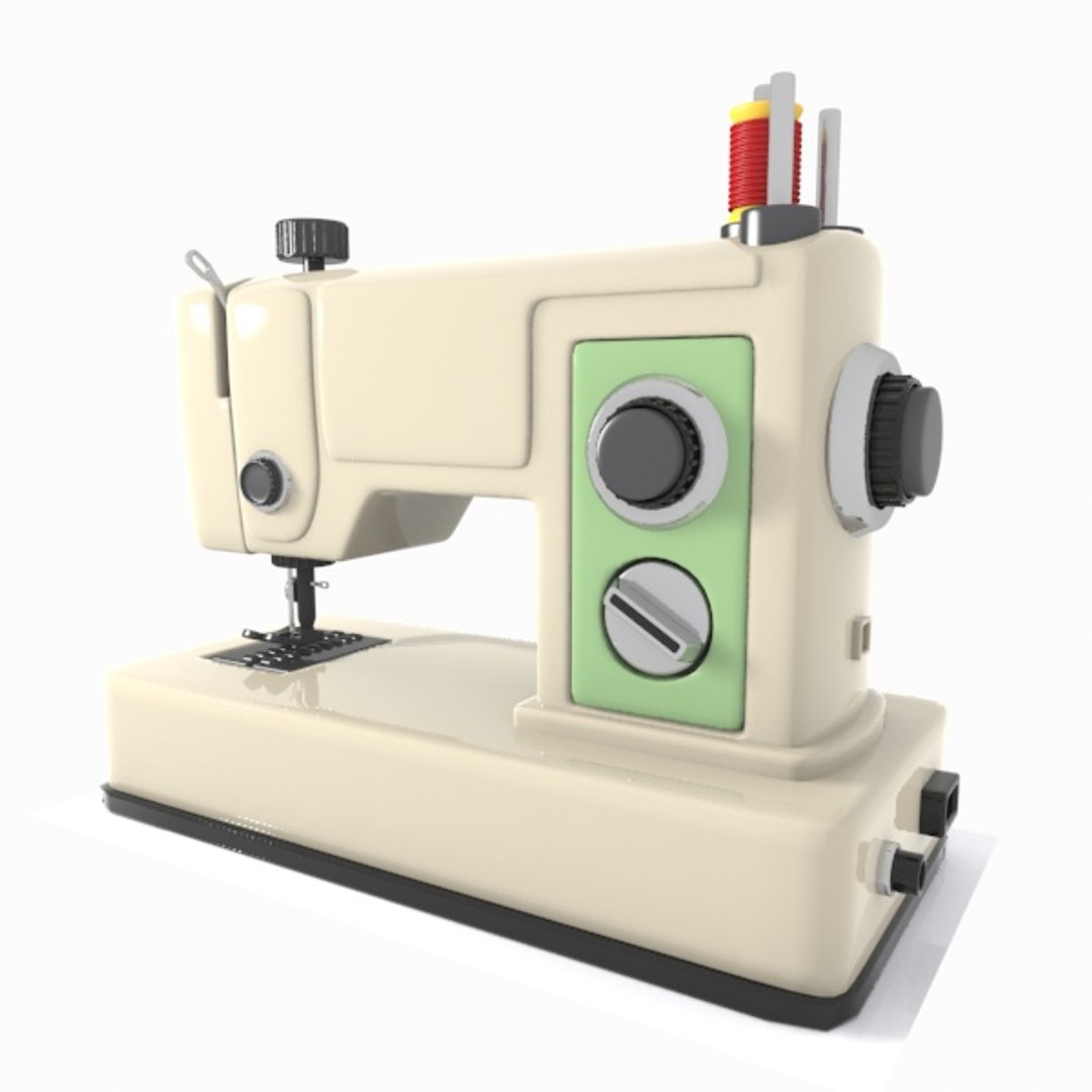 3d Cartoon Sewing Machine