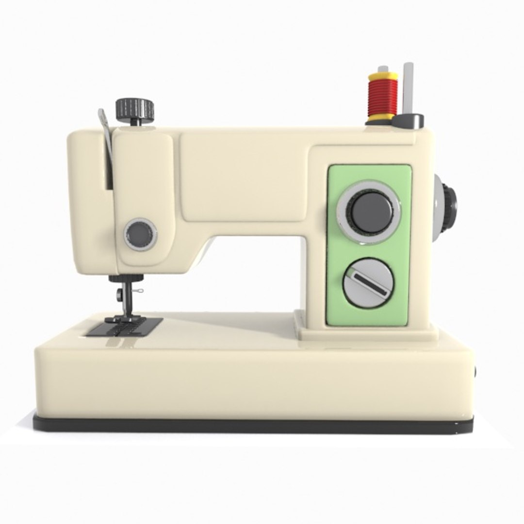 3d Cartoon Sewing Machine