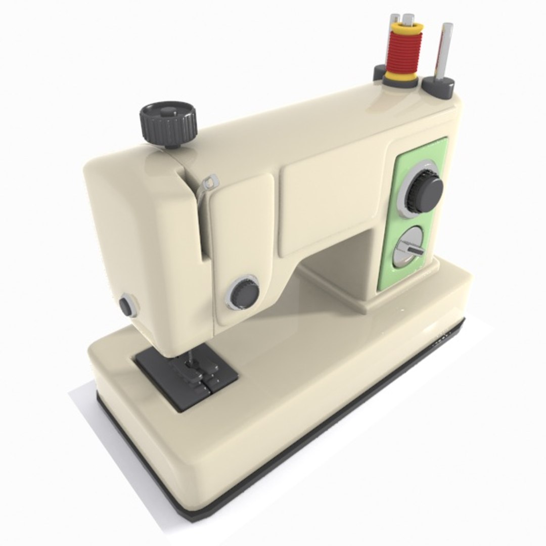 3d Cartoon Sewing Machine
